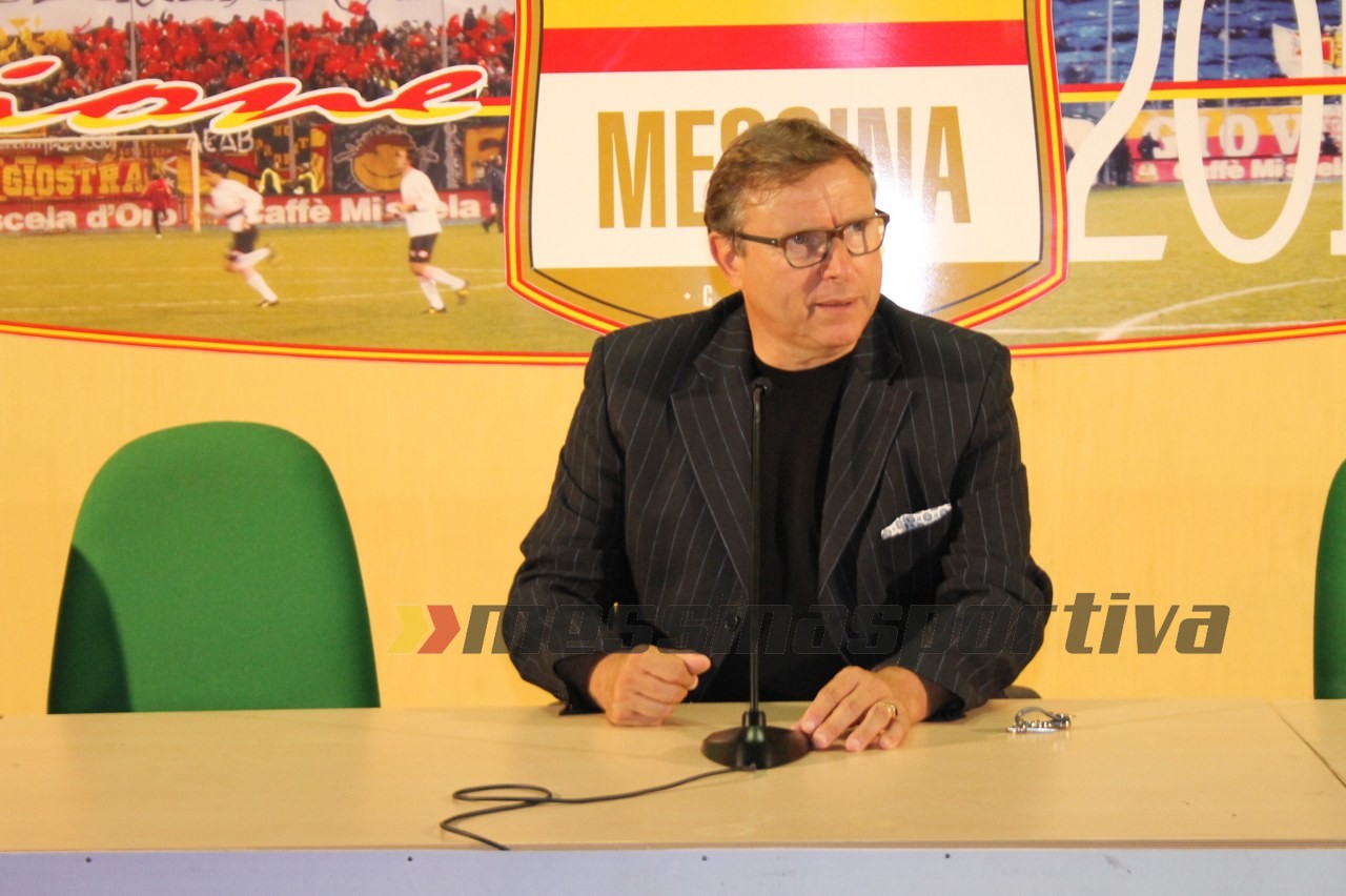 Pietro Lo Monaco nella sala stampa