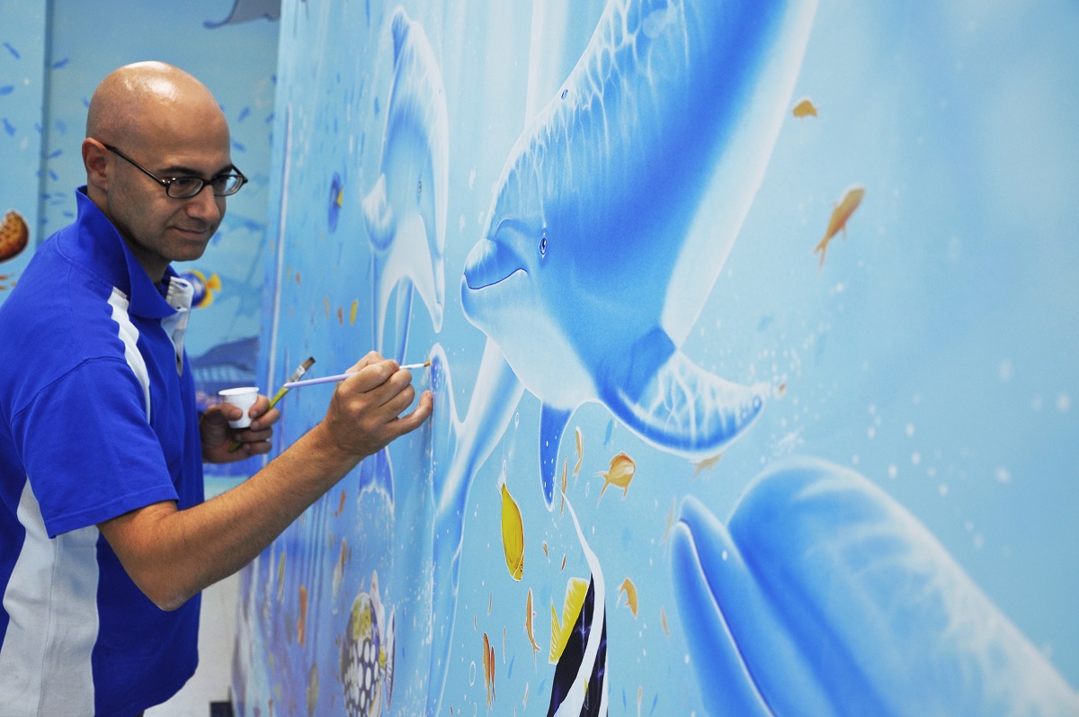 "L'isola del sorriso" al padiglione NI, da un progetto dell'artista ...